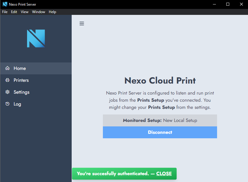 Nexo Print Server — Marketplace