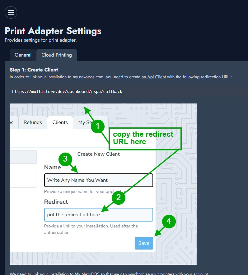 Nexo Print Server — Marketplace